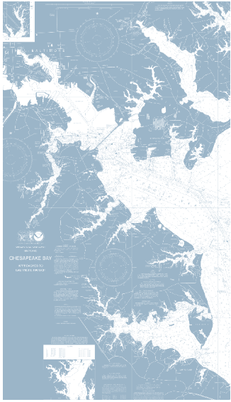 Nautical Chart Wallpaper