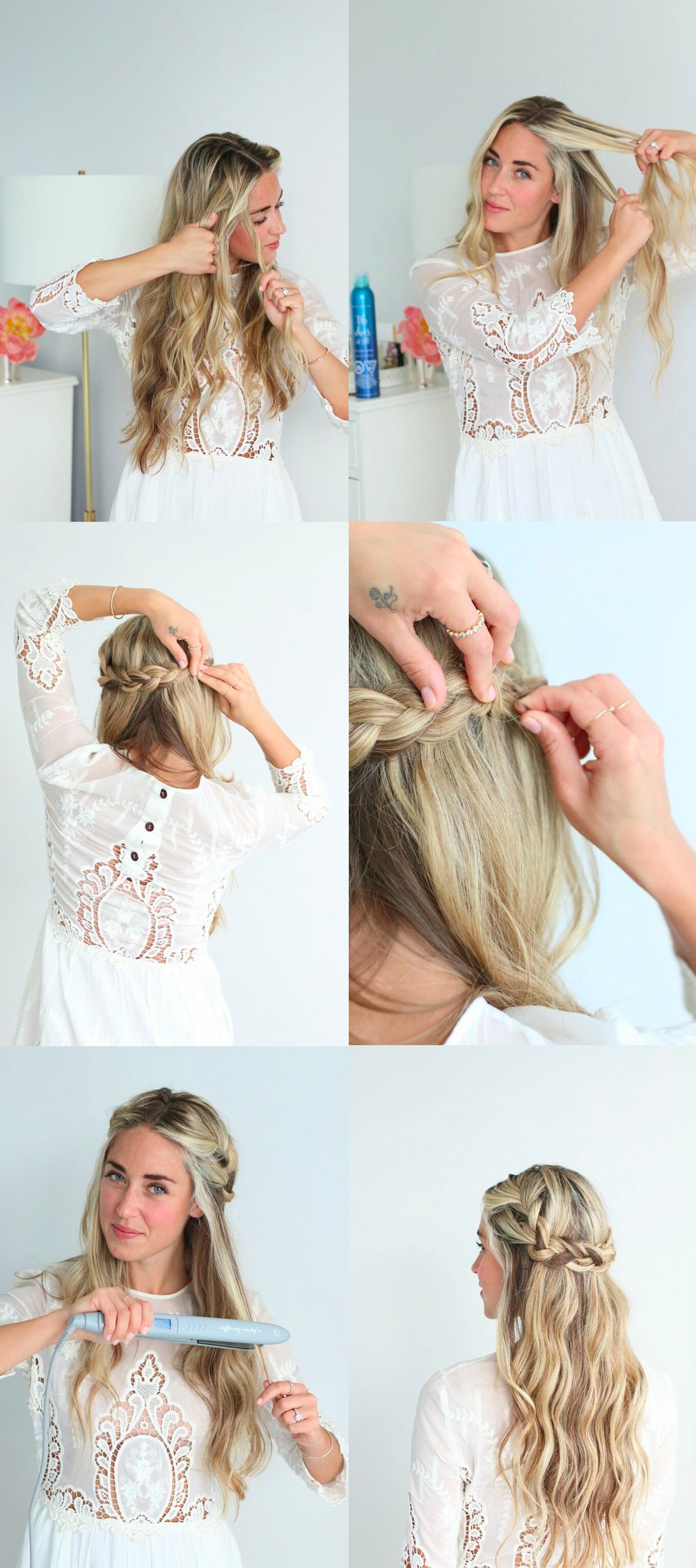 Hair Braided Crown Tutorial
