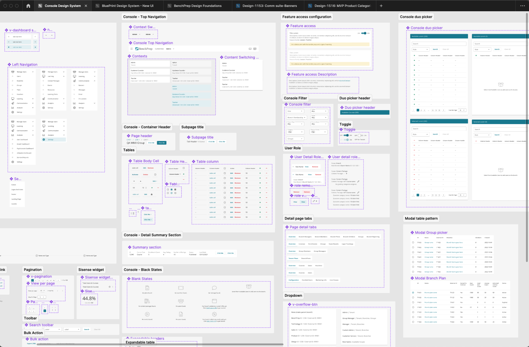 component library — HIDE OBARA STUDIO