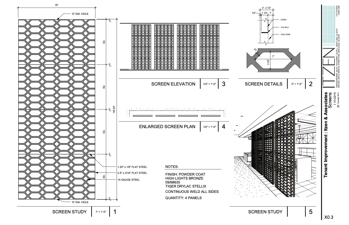 Kinetic Screens ITZEN Architects Inc 