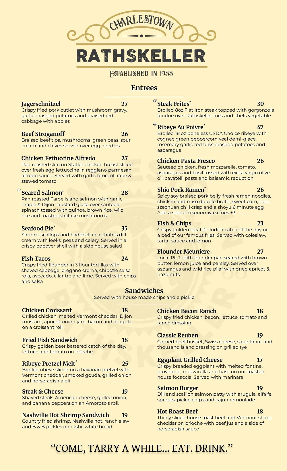 The Charlestown Rathskeller - Live Music, the Best Food in the Heart of ...