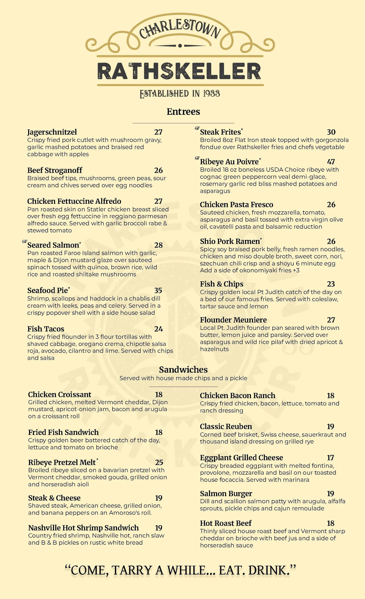 The Charlestown Rathskeller - Live Music, the Best Food in the Heart of ...