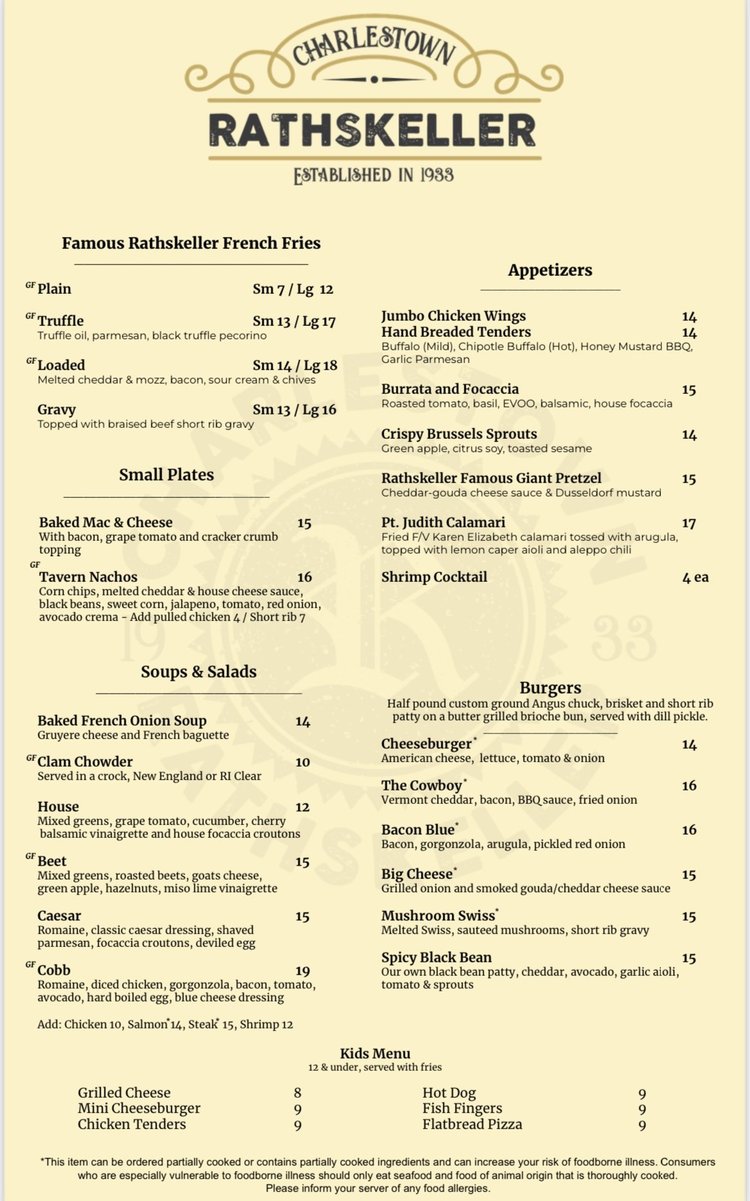 The Charlestown Rathskeller - Live Music, the Best Food in the Heart of ...