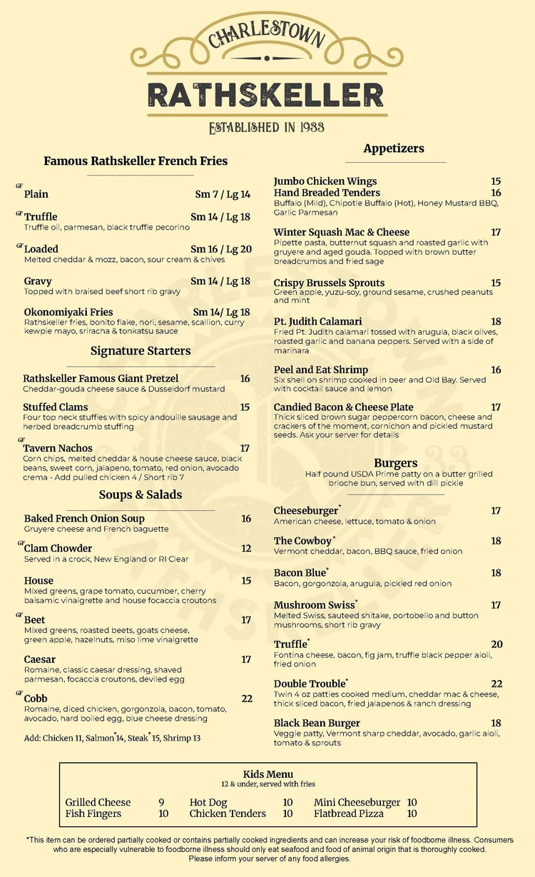 The Charlestown Rathskeller - Live Music, the Best Food in the Heart of ...