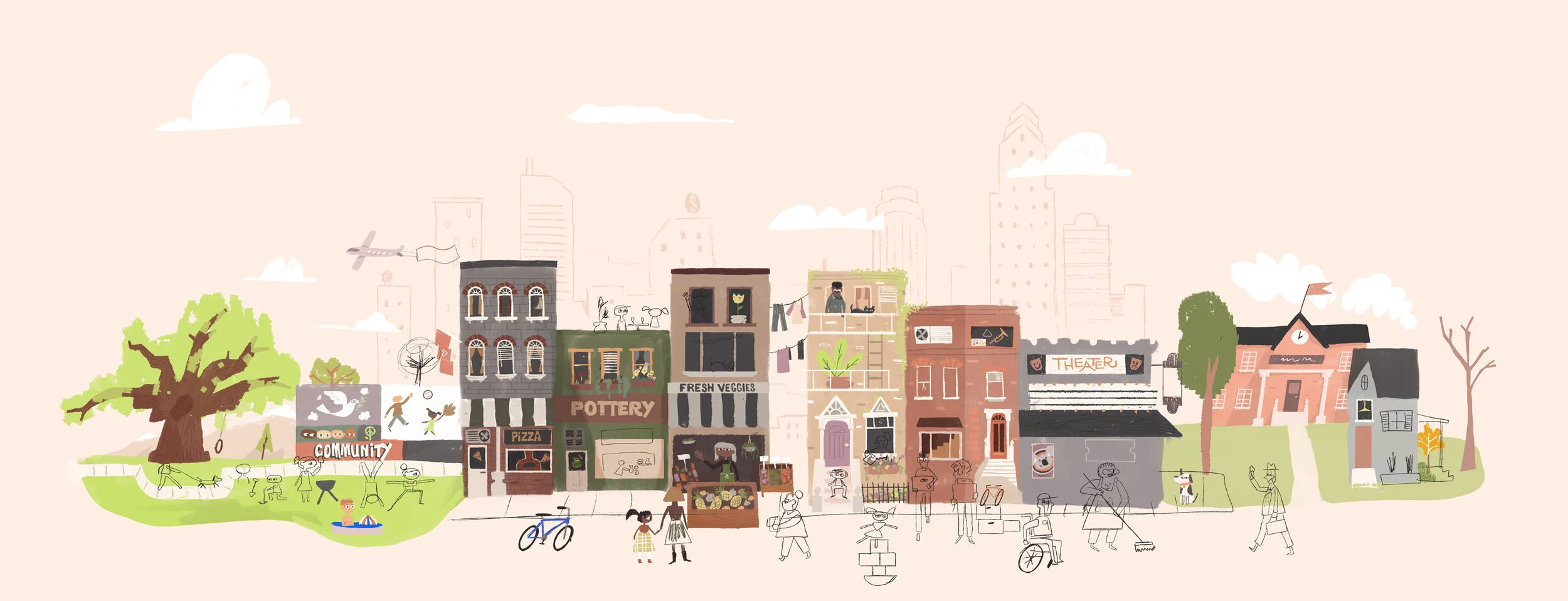 Illustrated Brand Identity - Kadince Community Reinvestment Management ...