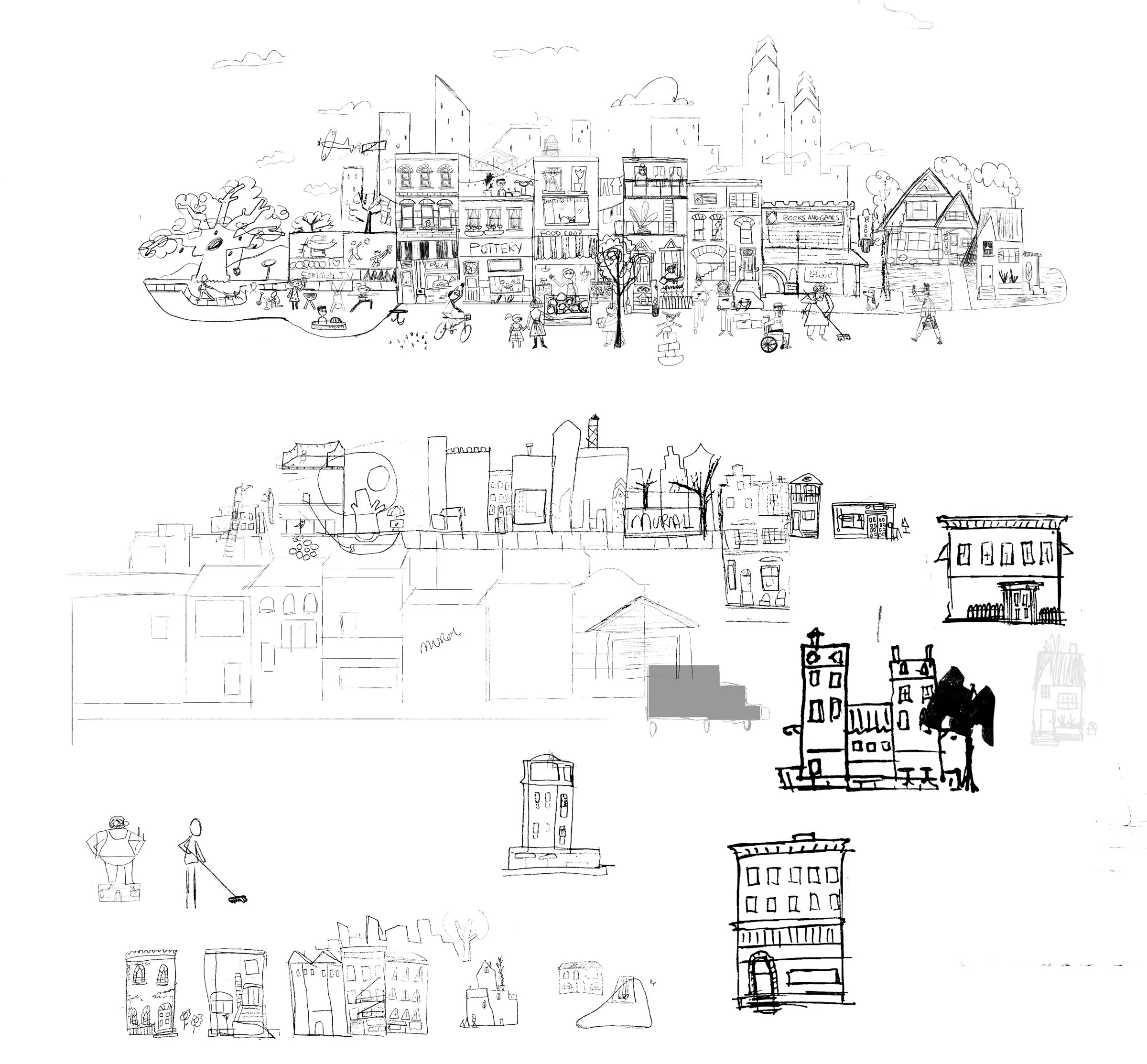 Illustrated Brand Identity - Kadince Community Reinvestment Management ...