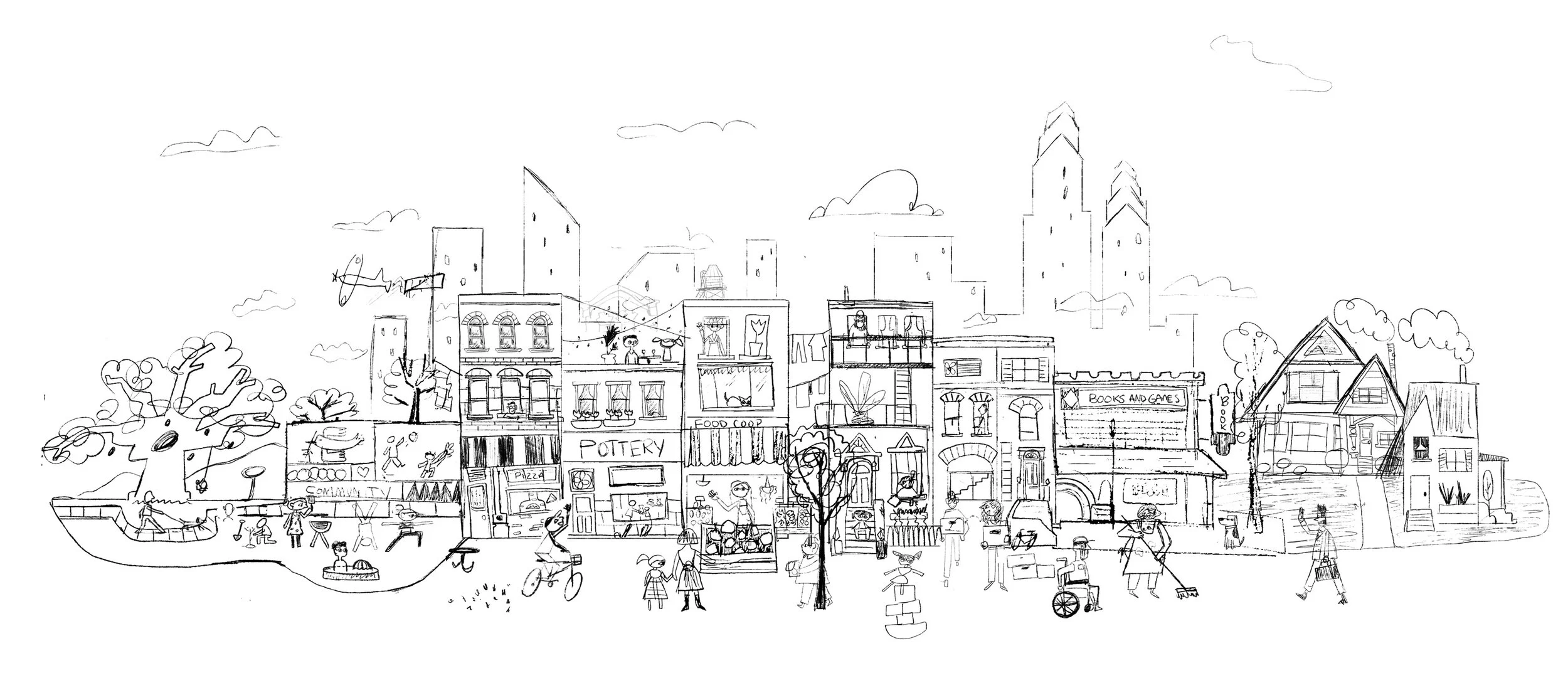 Illustrated Brand Identity - Kadince Community Reinvestment Management ...