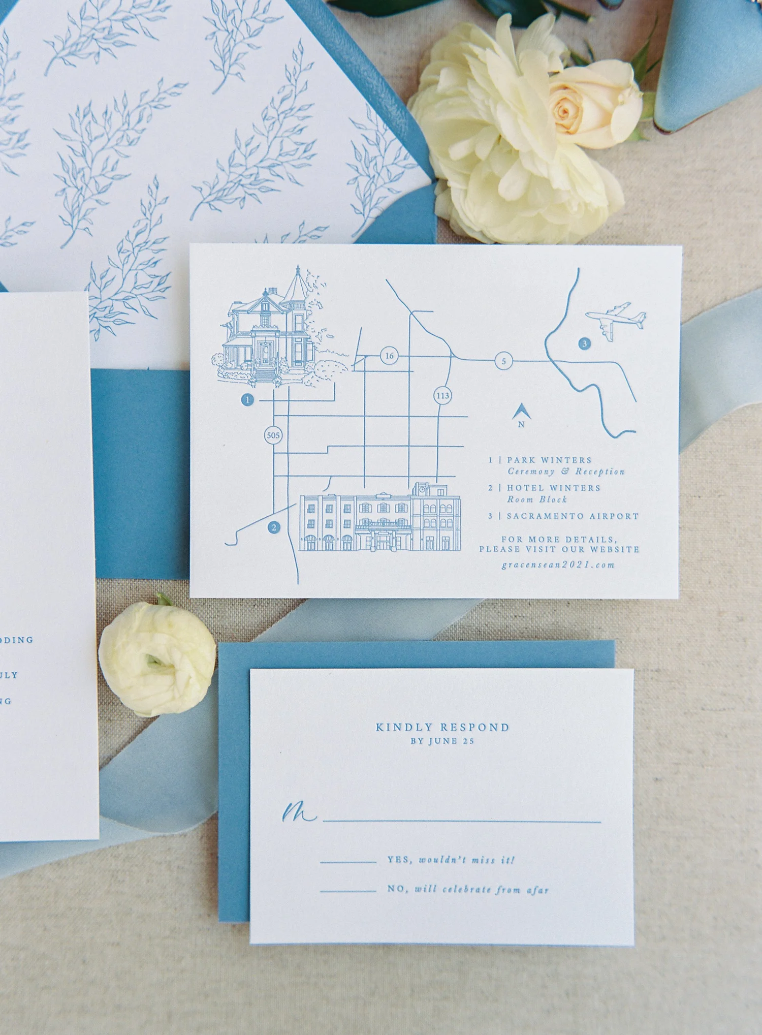 Custom Calligraphy Invitation Suites Photos — Brown Fox Calligraphy
