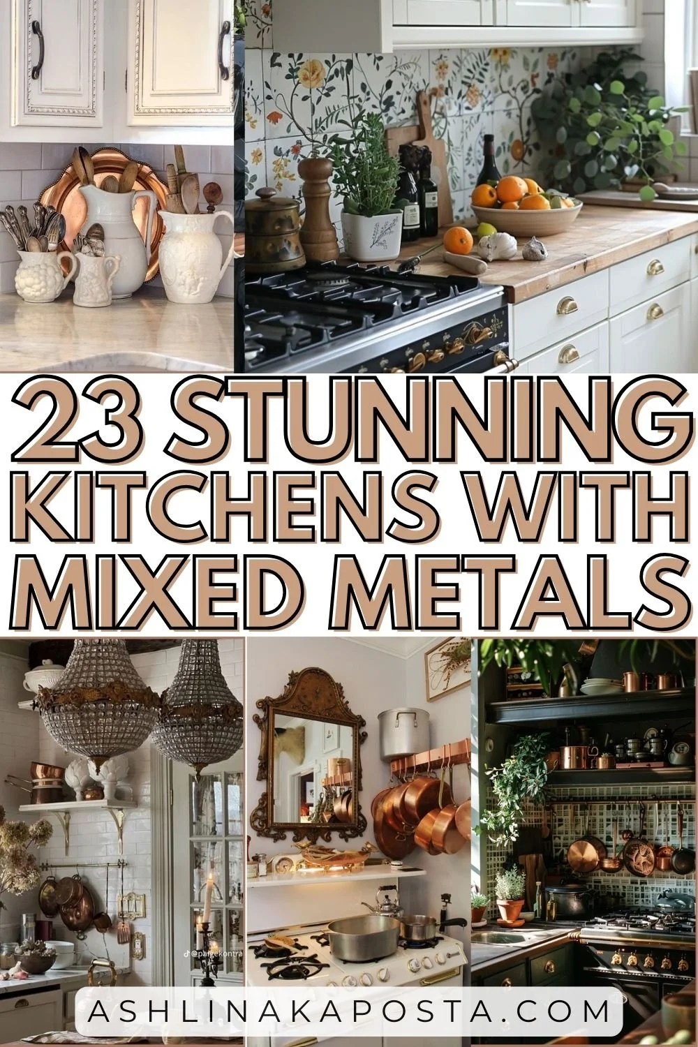 23+ inspiring ways to decorate with copper and mixed metallics in the ...