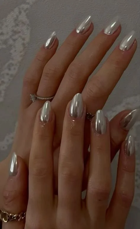 22+ Stunning Silver Nail Ideas You Need To Try — ASHLINA KAPOSTA