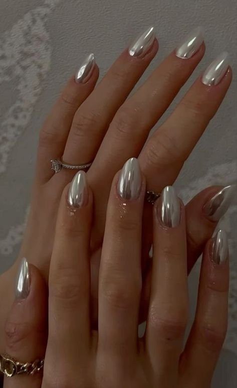 22+ Stunning Silver Nail Ideas You Need To Try — ASHLINA KAPOSTA