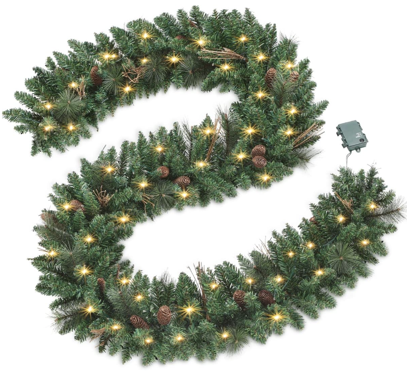 14 clever ways to decorate your home with faux garland this Christmas ...