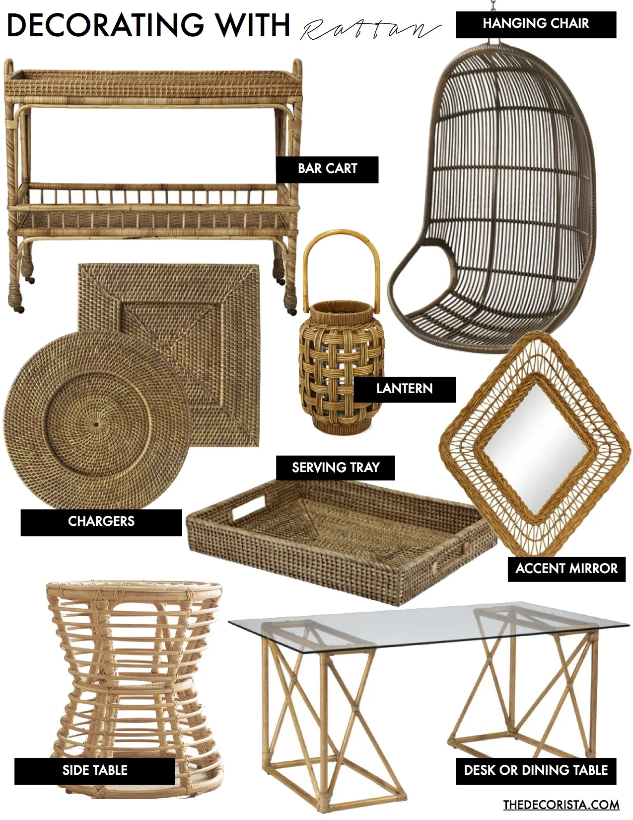 Summertime Style : Decorating with Rattan — ASHLINA KAPOSTA