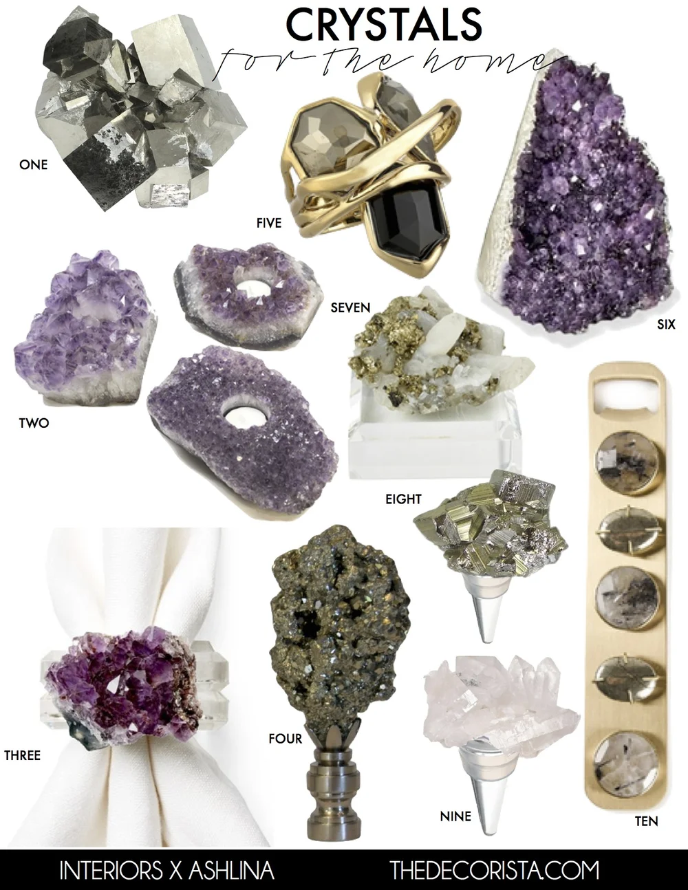 Spiritual Glamour: How to use crystals and stones in your home (to ...