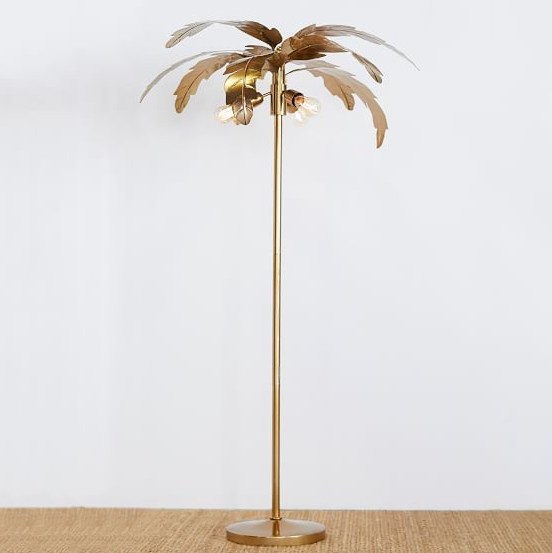 Weekend decorating idea: create your luck with a chic brass palm tree ...