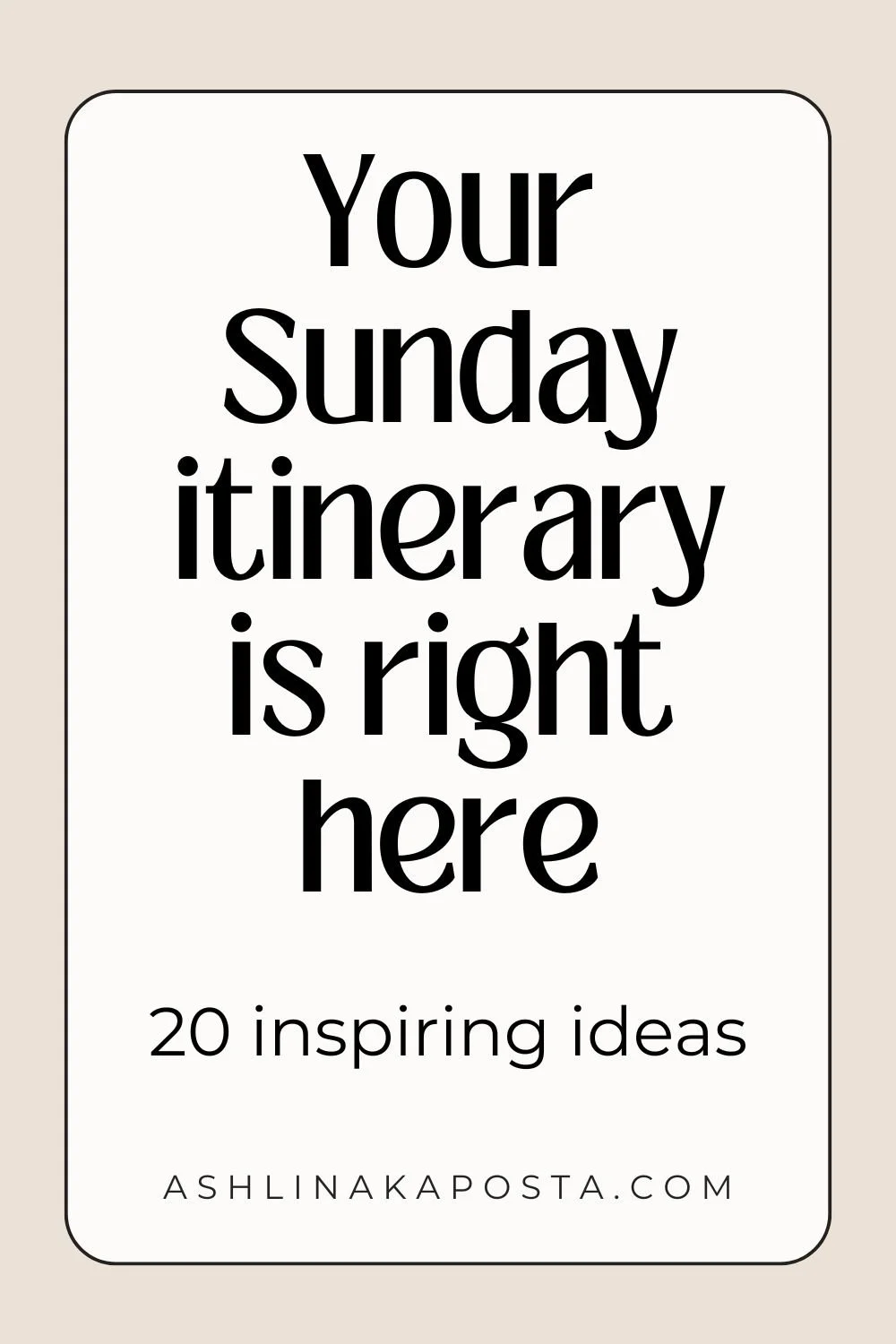 44 things to do on Sunday that Will Set You Up for a Calm and Organized ...