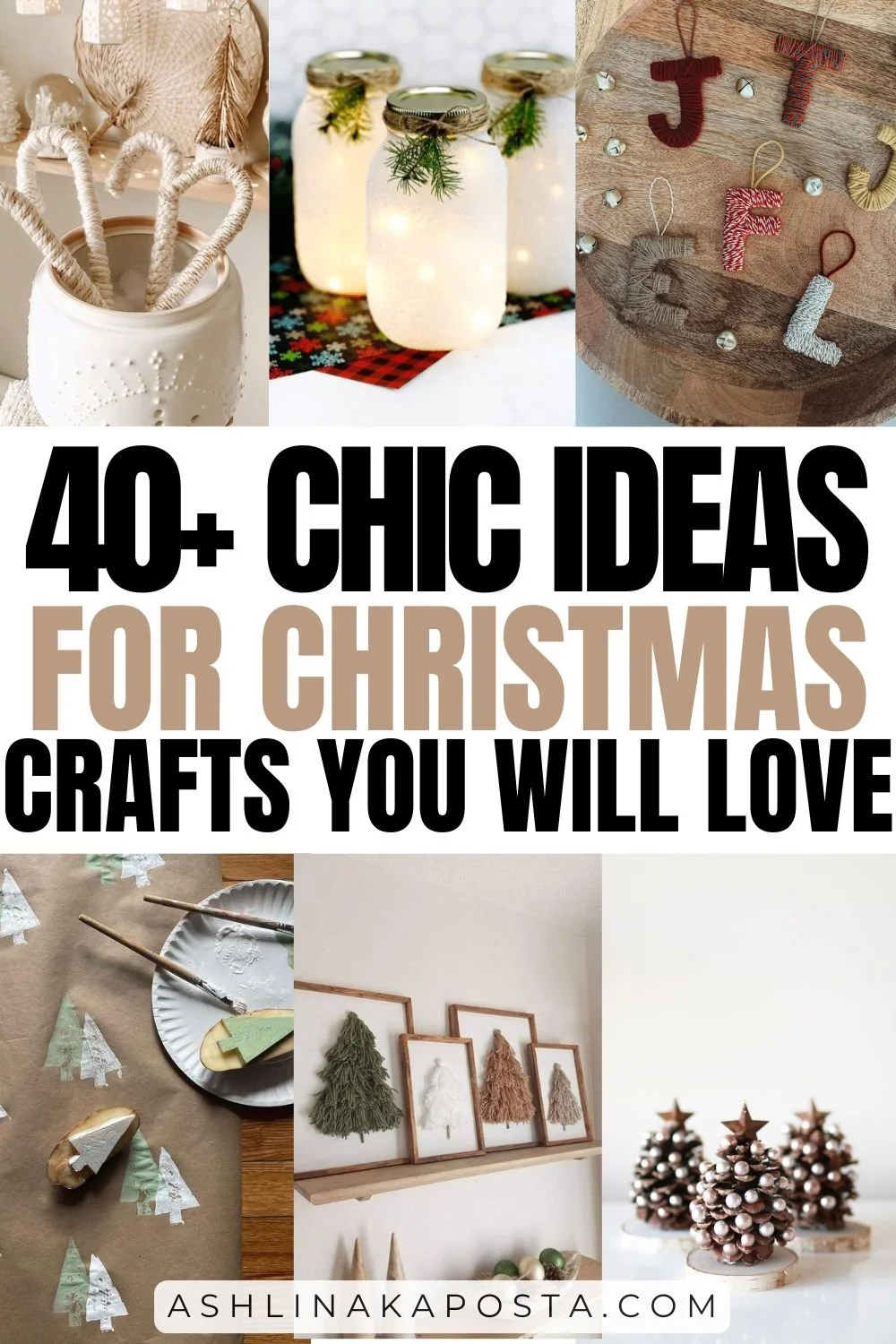 40+ Fun and Easy DIY Christmas Crafts for Kids and Families — ASHLINA ...