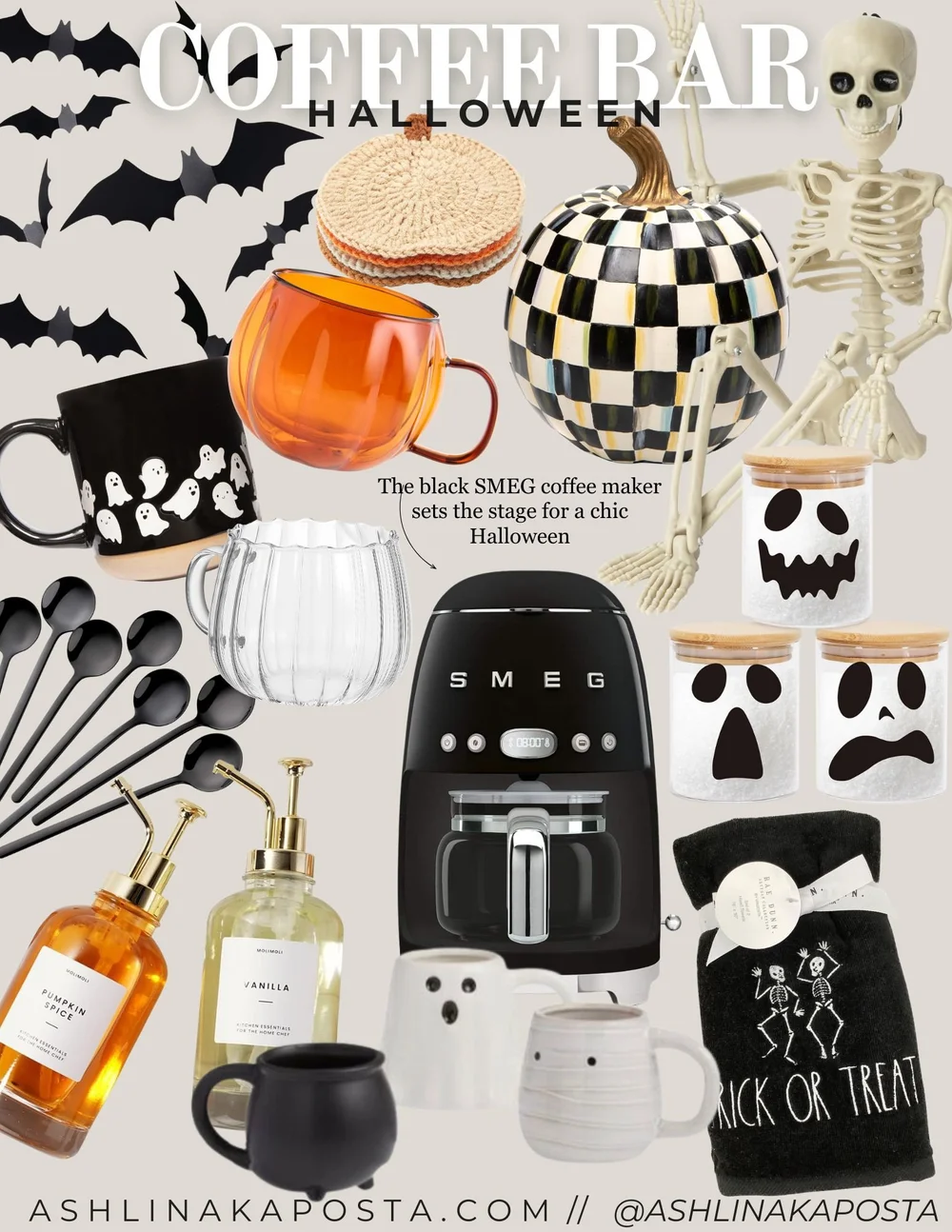 20+ Chic & Spooky Halloween Coffee Bar Decor Ideas You’ll Love ...