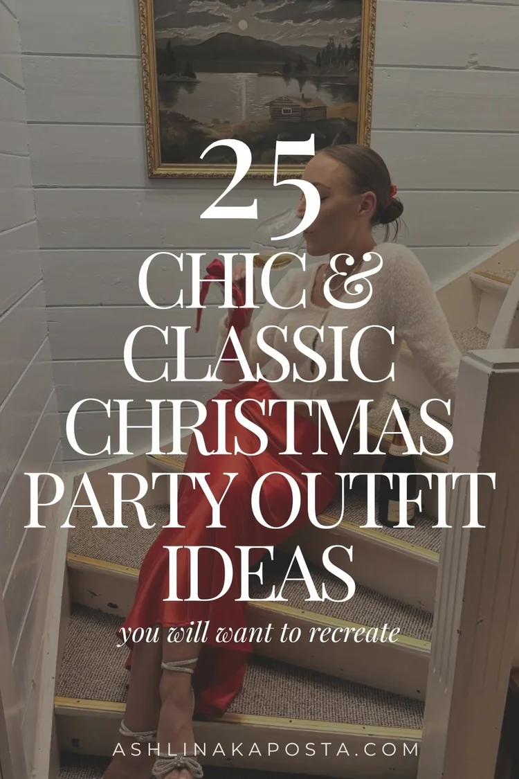 What to Wear to a Christmas Party: 25+ Classy and Chic Outfit Ideas ...