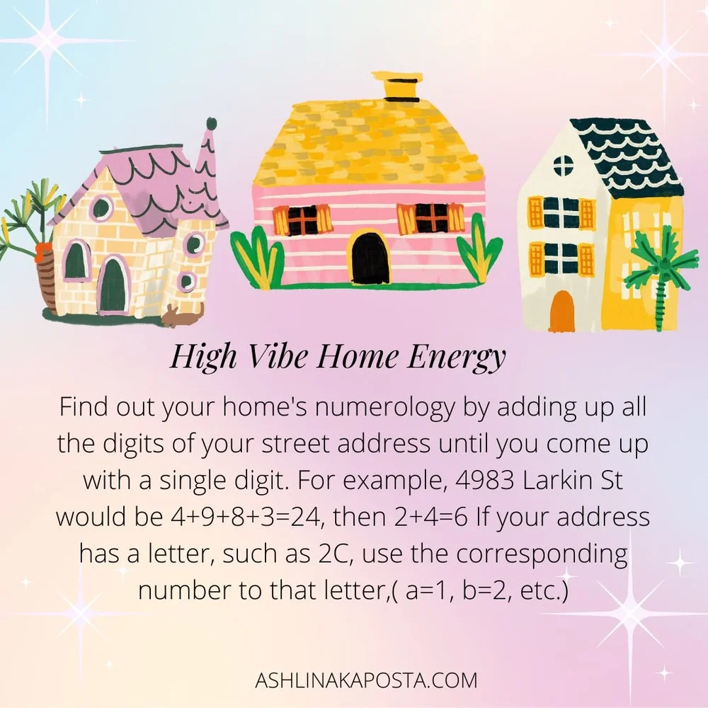 Finding the perfect home for you, using Numerology — ASHLINA KAPOSTA