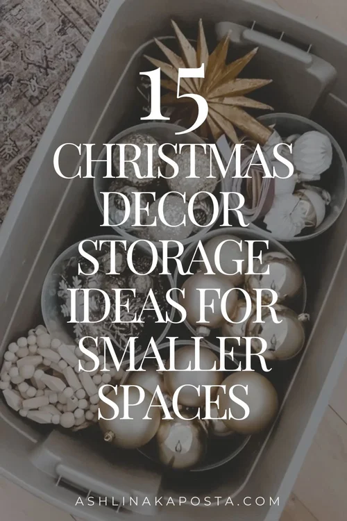 15+ GENIUS SMALL SPACE CHRISTMAS DECOR STORAGE HACKS AND ORGANIZATION ...