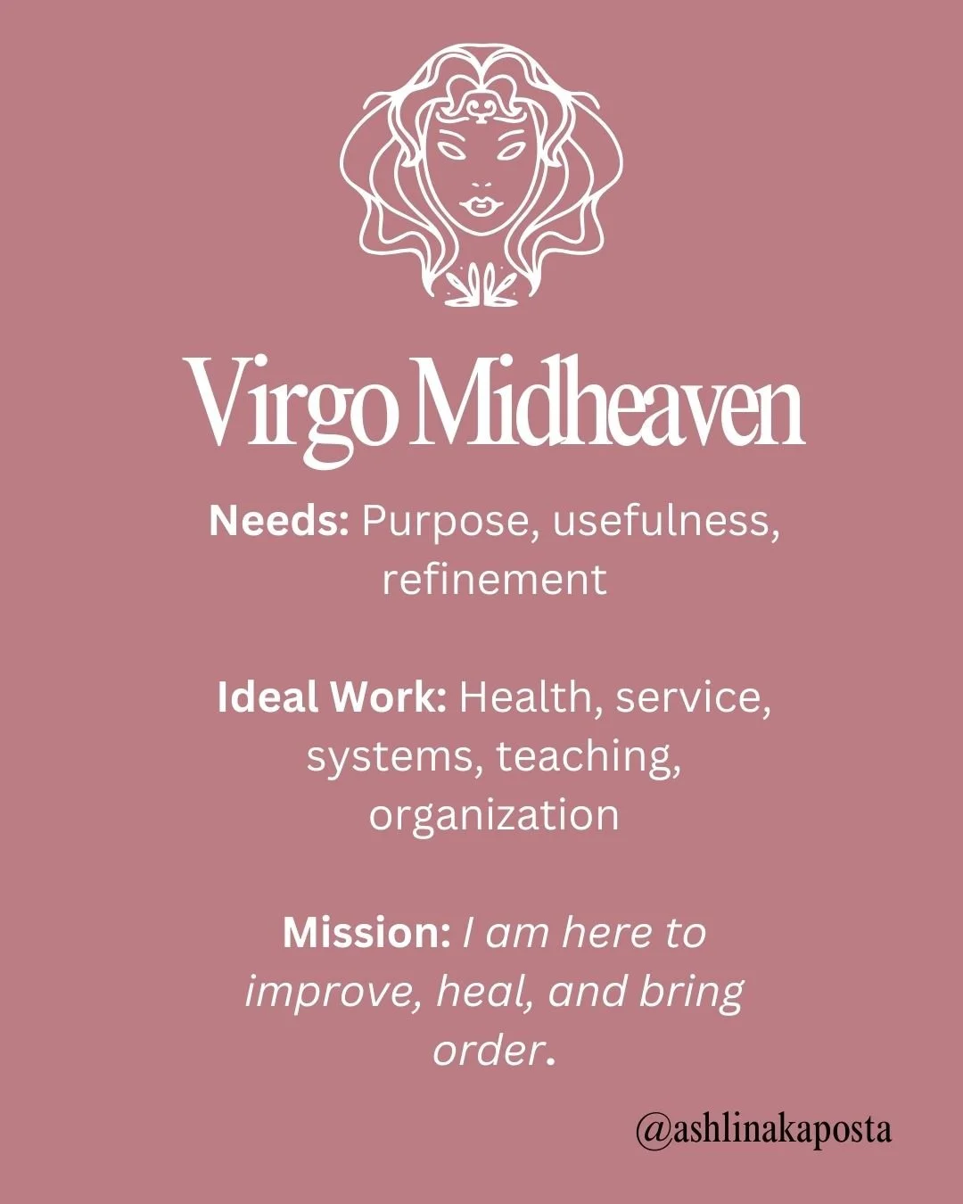 The Midheaven of Your Birth Chart Is Your Soul Purpose Guide — ASHLINA ...