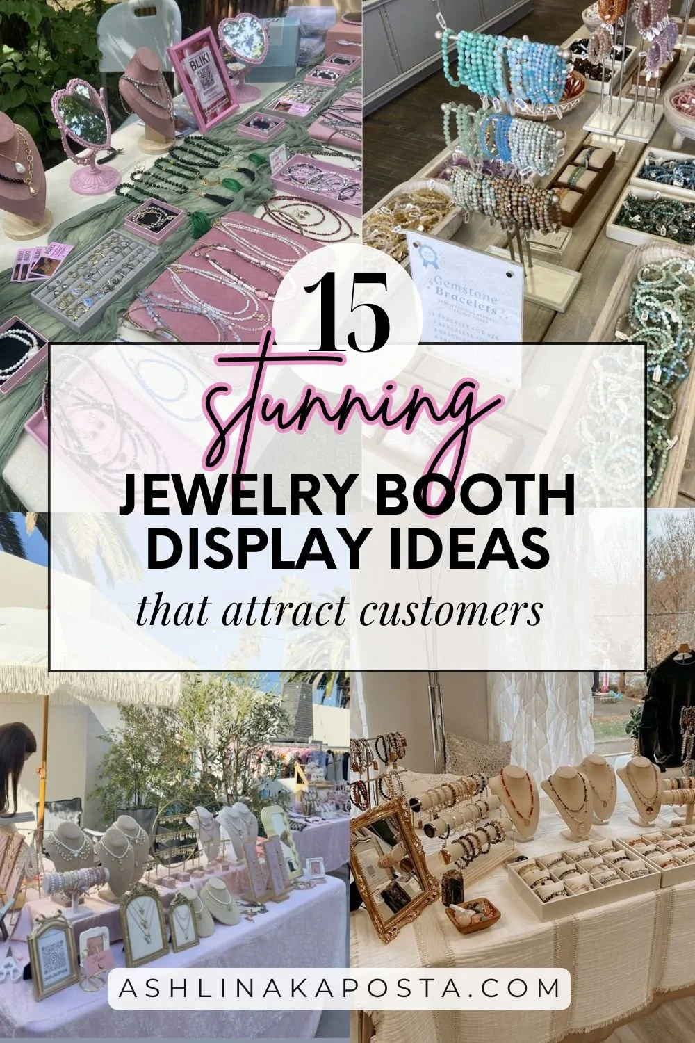 15+ Jewelry Vendor Table Display Ideas That Actually Attract Customers ...