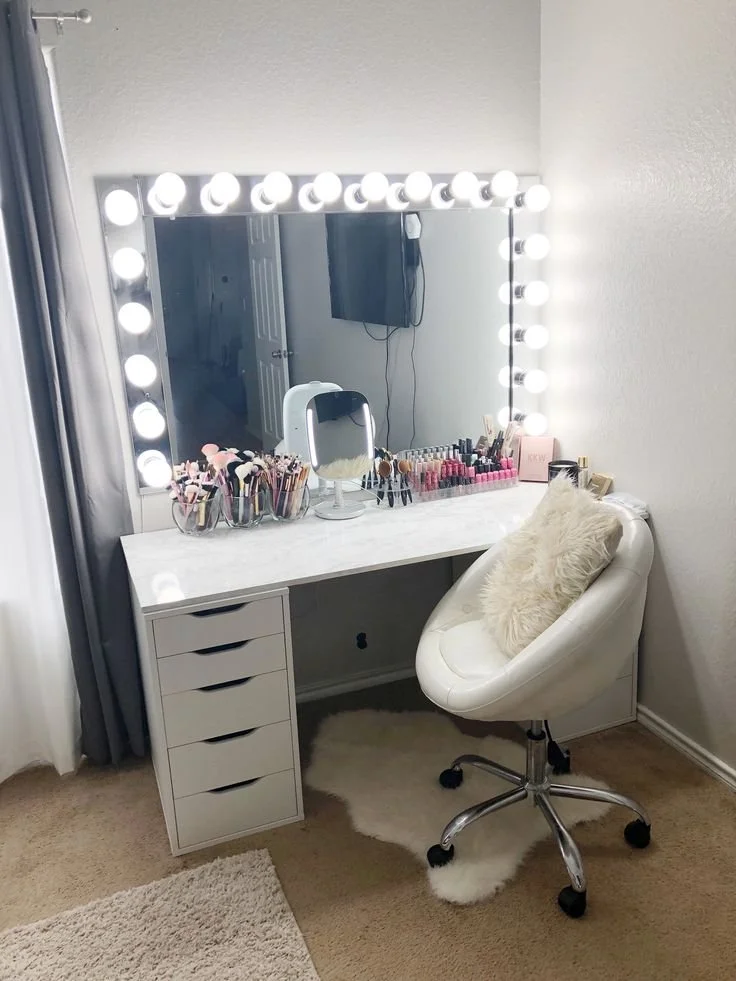 22 Aesthetic DIY Vanity Ideas For Your Bedroom + why its good feng shui ...