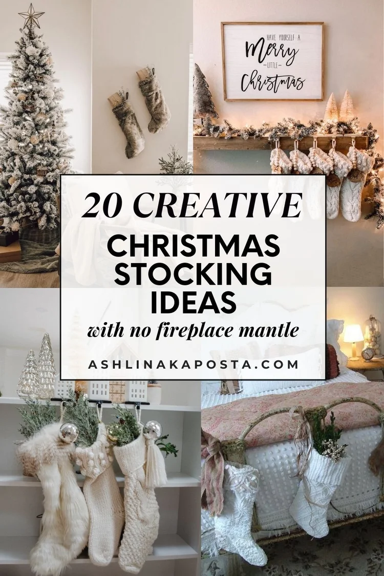 No Fireplace? No problem. Try These 20 Creative Christmas Stocking ...