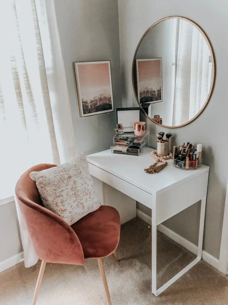 22 Aesthetic DIY Vanity Ideas For Your Bedroom + why its good feng shui ...