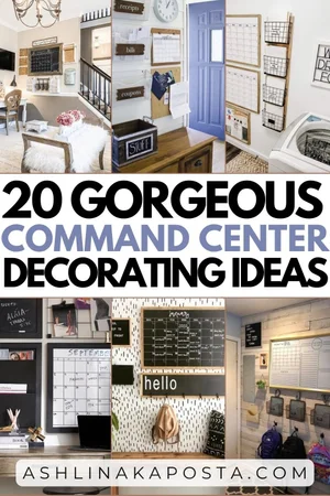 20 CHIC HOME COMMAND CENTER IDEAS THAT WILL TAKE YOU FROM OVERWHELMED ...