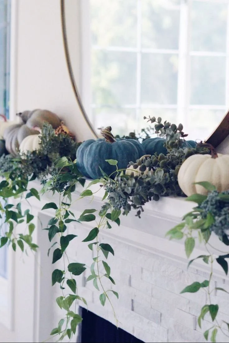 20 Beautiful Blue Pumpkin Decor Ideas For Fall — ASHLINA KAPOSTA