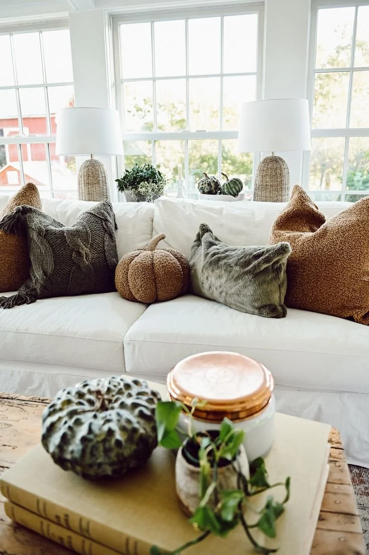 23 Cozy Fall inspired living room decorating ideas for a small home ...