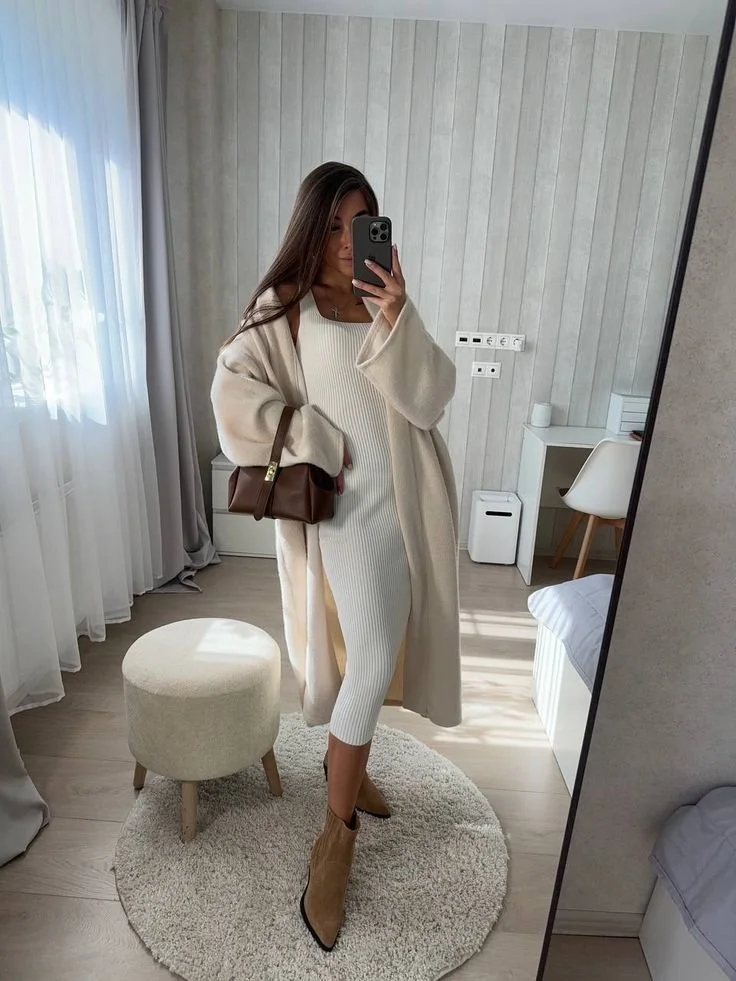 22+ Insanely Chic Sweater Dress Outfit Ideas You Must Copy This Winter ...