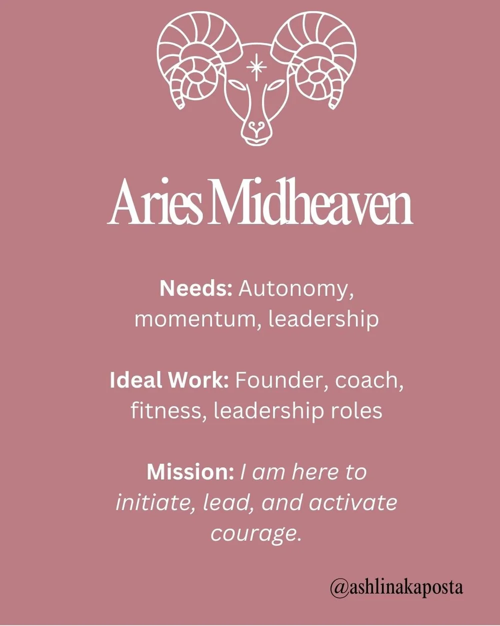 The Midheaven of Your Birth Chart Is Your Soul Purpose Guide — ASHLINA ...