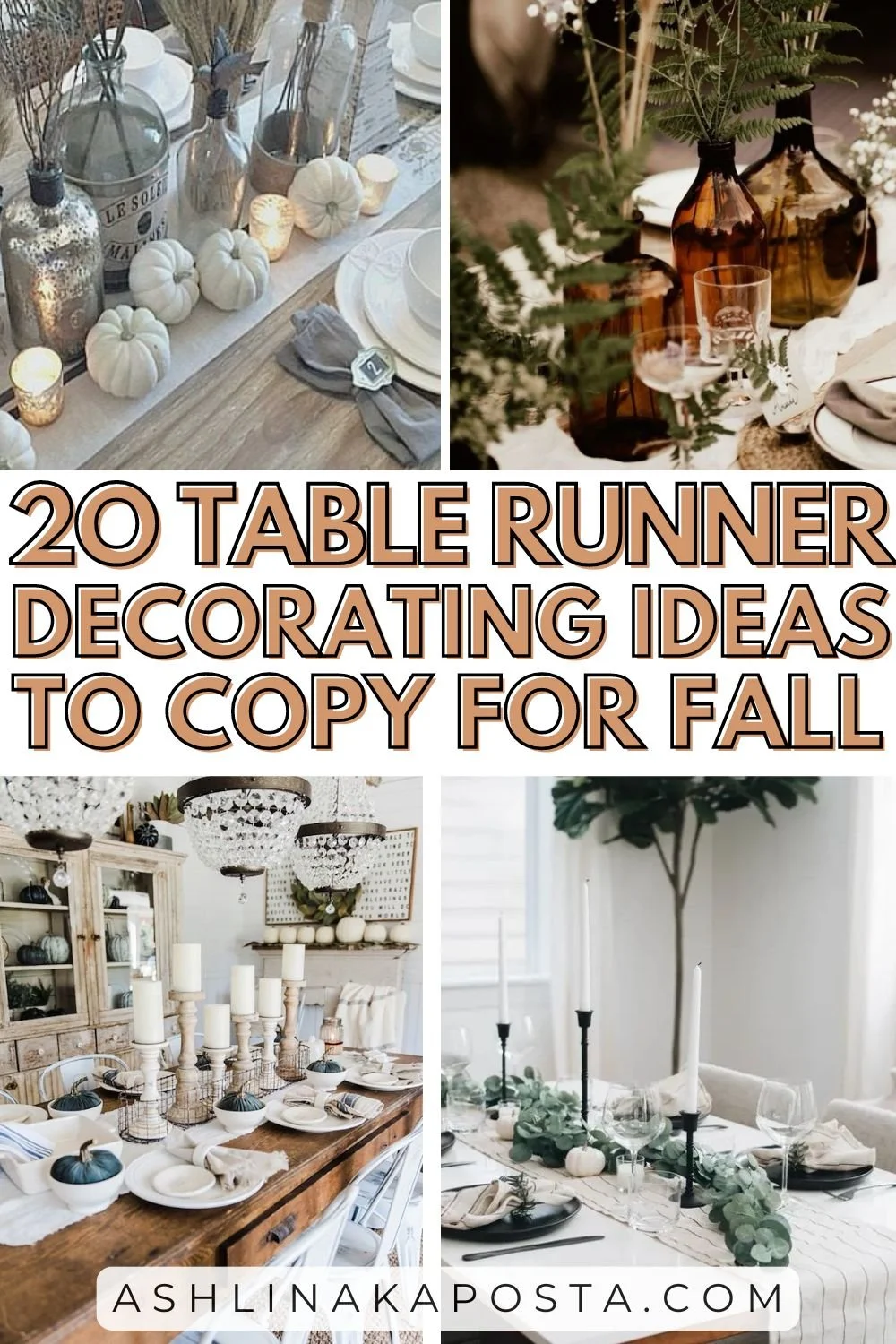 20 Stylish Fall Table Runner Ideas You Need To Try — ASHLINA KAPOSTA