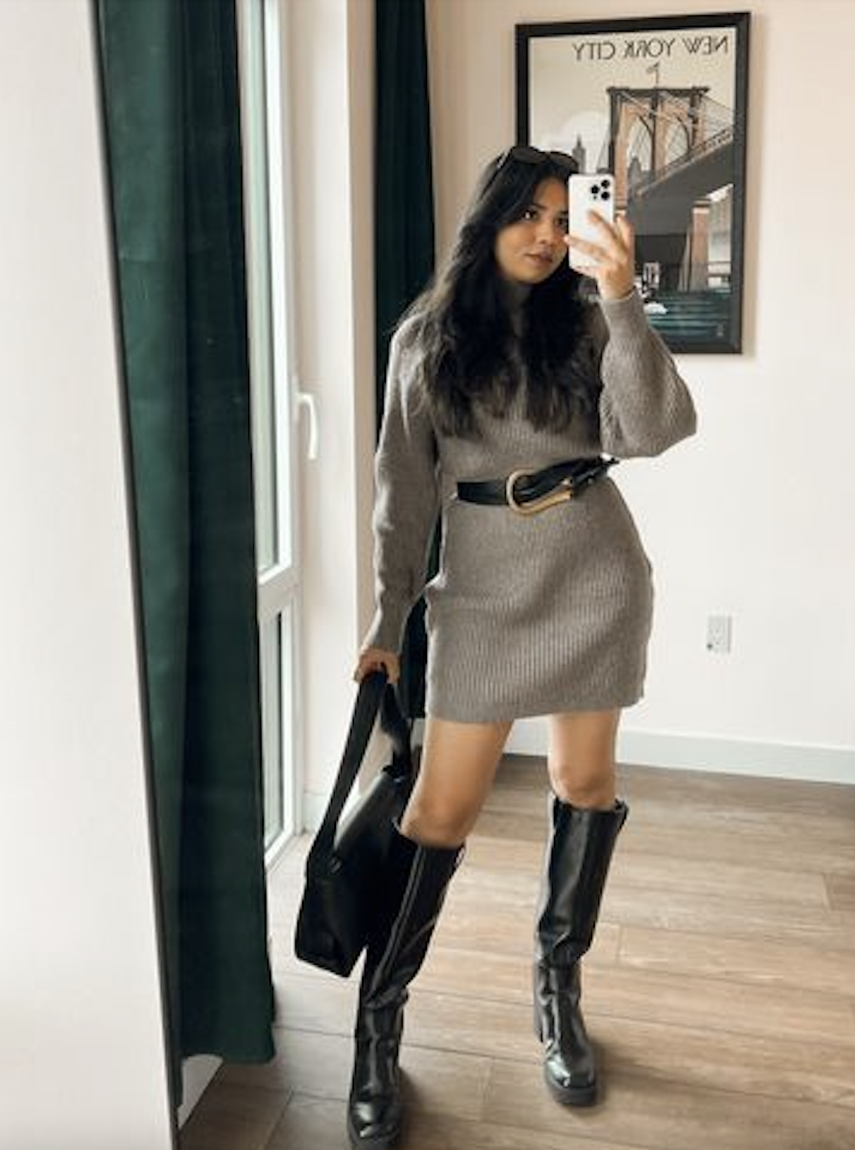 22+ Insanely Chic Sweater Dress Outfit Ideas You Must Copy This Winter ...