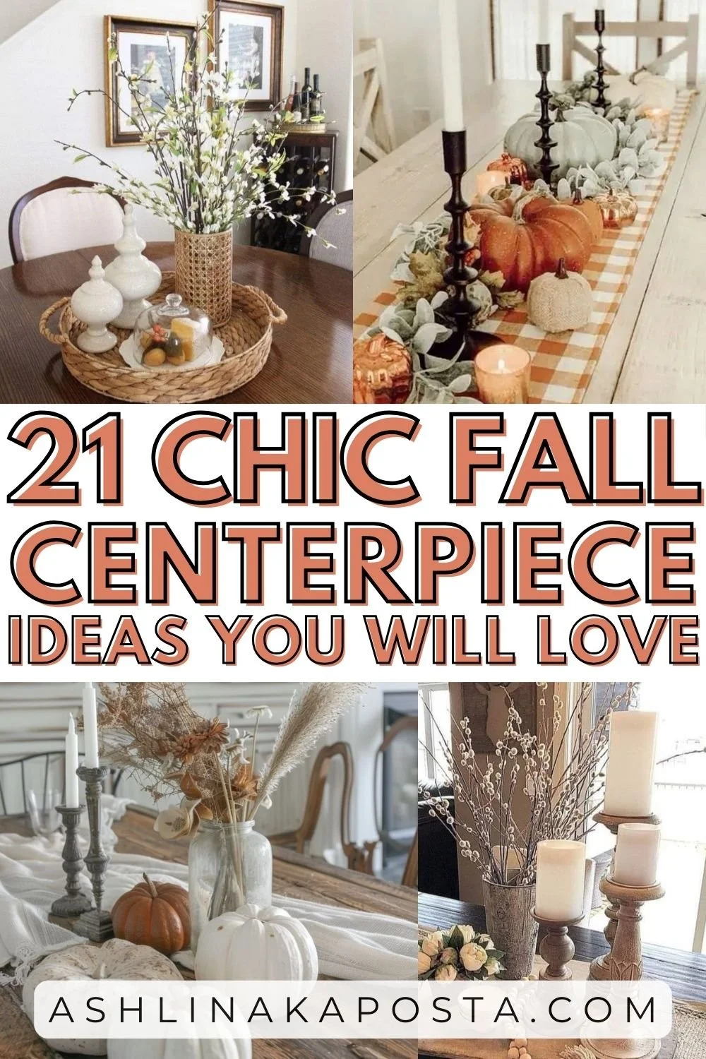 21 gorgeous fall centerpiece ideas to brighten up your dining table ...