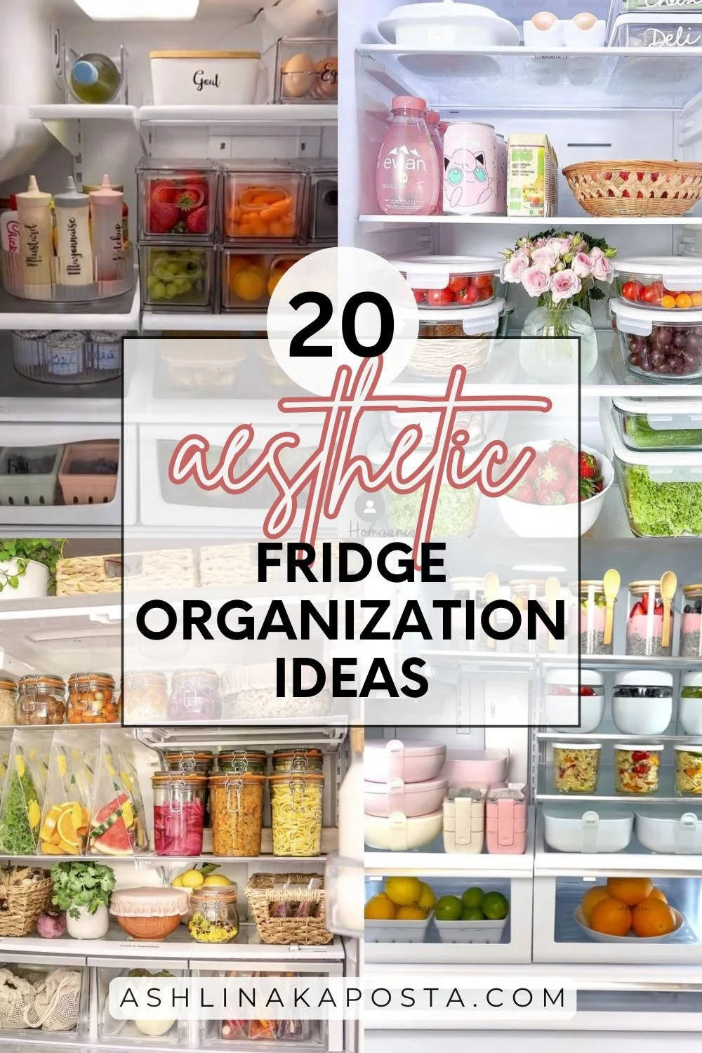 20 Aesthetic Fridge Organization Ideas - Decorating Your Fridge for ...