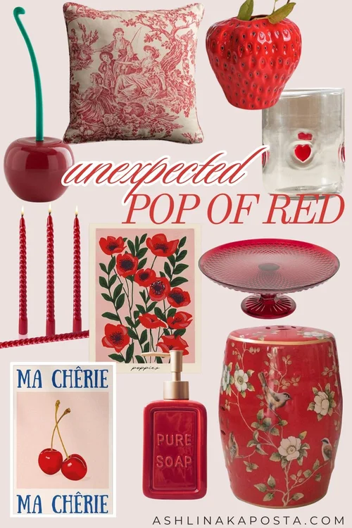 The Unexpected Pop of Red Theory: How One Bold Hue Can Transform Your ...