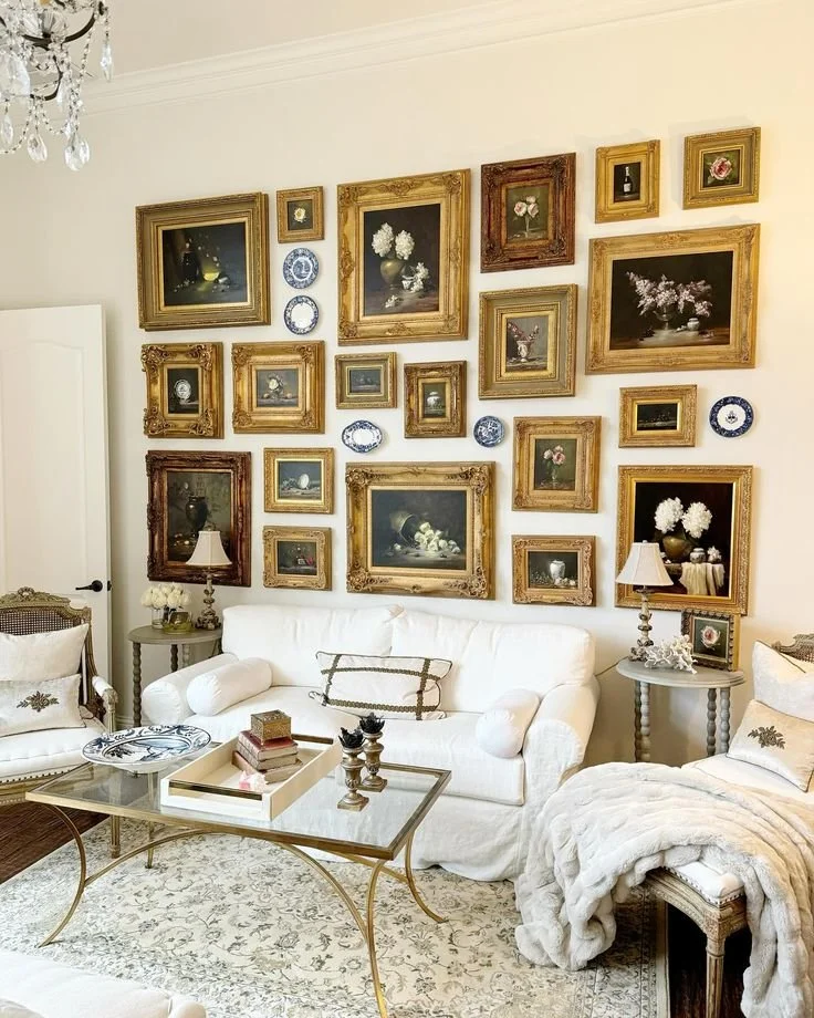 How To Create A Dreamy Gallery Wall That Would Make Nancy Meyers Proud