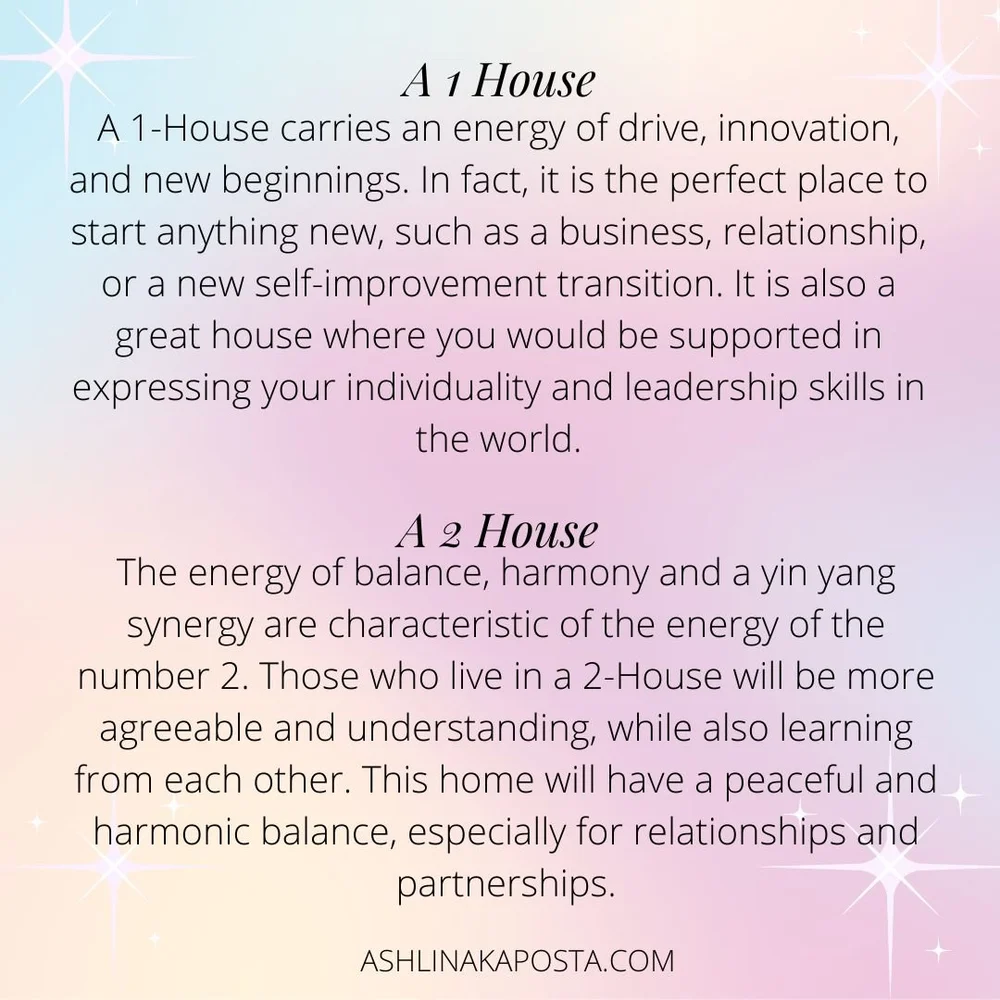 Finding the perfect home for you, using Numerology — ASHLINA KAPOSTA