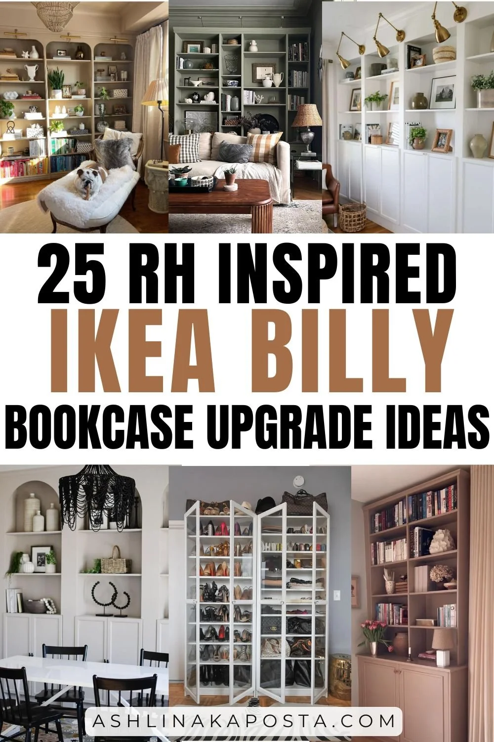 How Transform Your IKEA BILLY Bookcase: 25 Chic Hacks for a Restoration ...