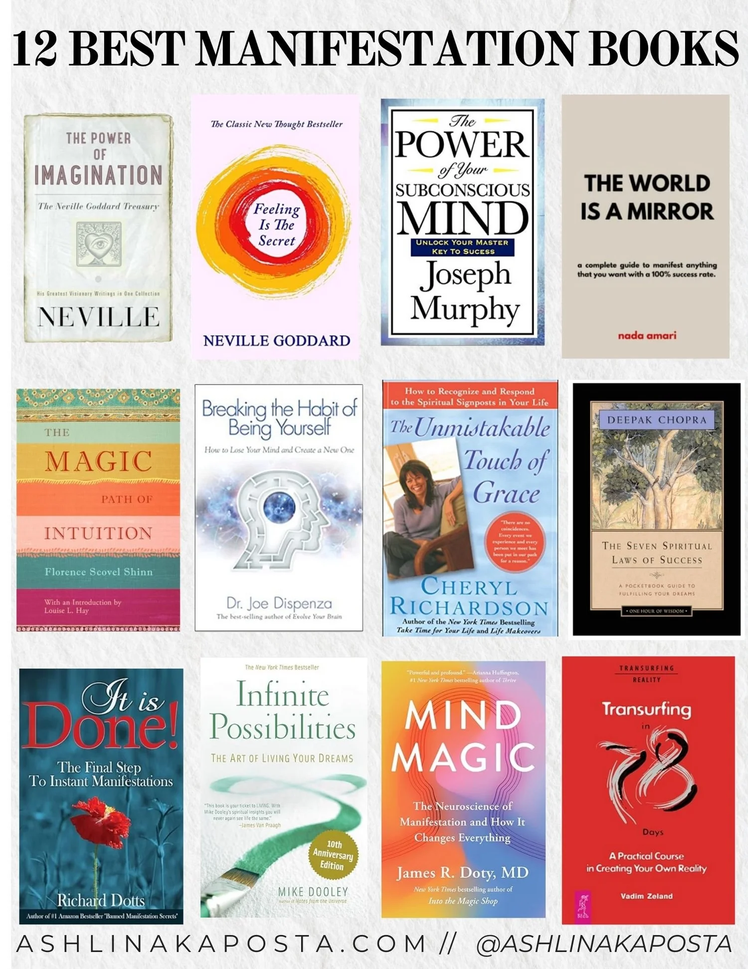 The 12 Best Manifestation Books That Transformed My Life (+ Why You ...
