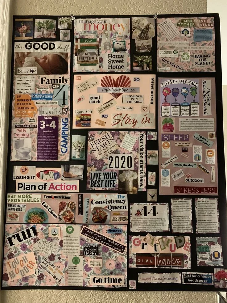 25+ Inspiring Vision board Ideas You Should Try for 2025 — ASHLINA KAPOSTA