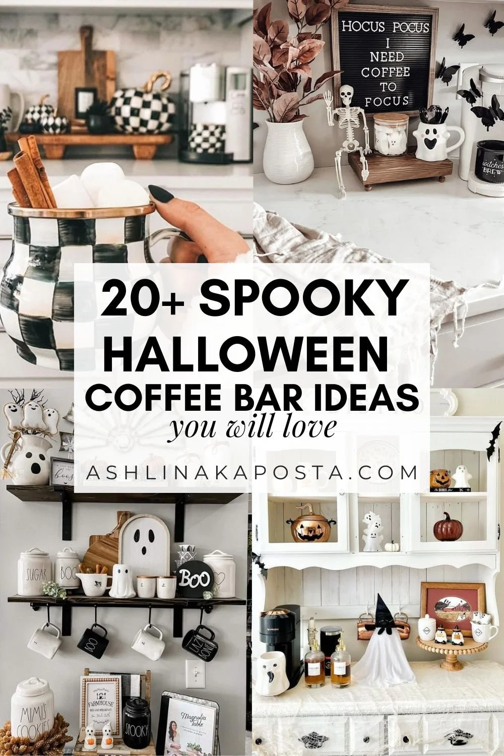 20+ Chic & Spooky Halloween Coffee Bar Decor Ideas You’ll Love ...
