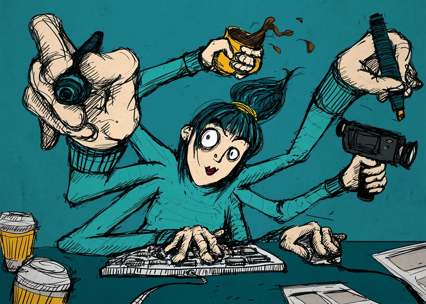 Cardiff Quick Draw! — Yoke Creative | Video Production | Animation ...