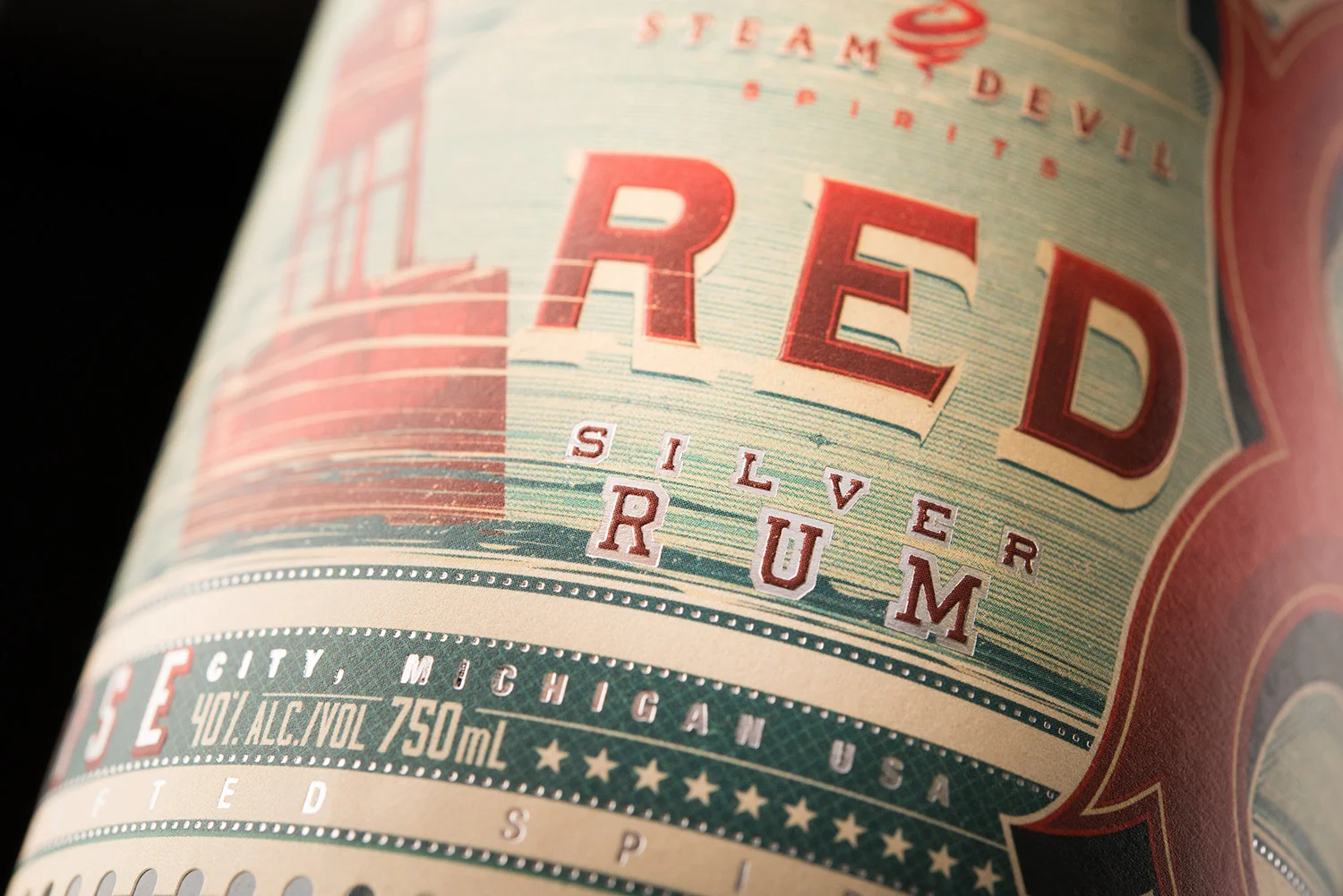 Red 8 Rum Design - Distillery Packaging Traverse City, MI - HGC
