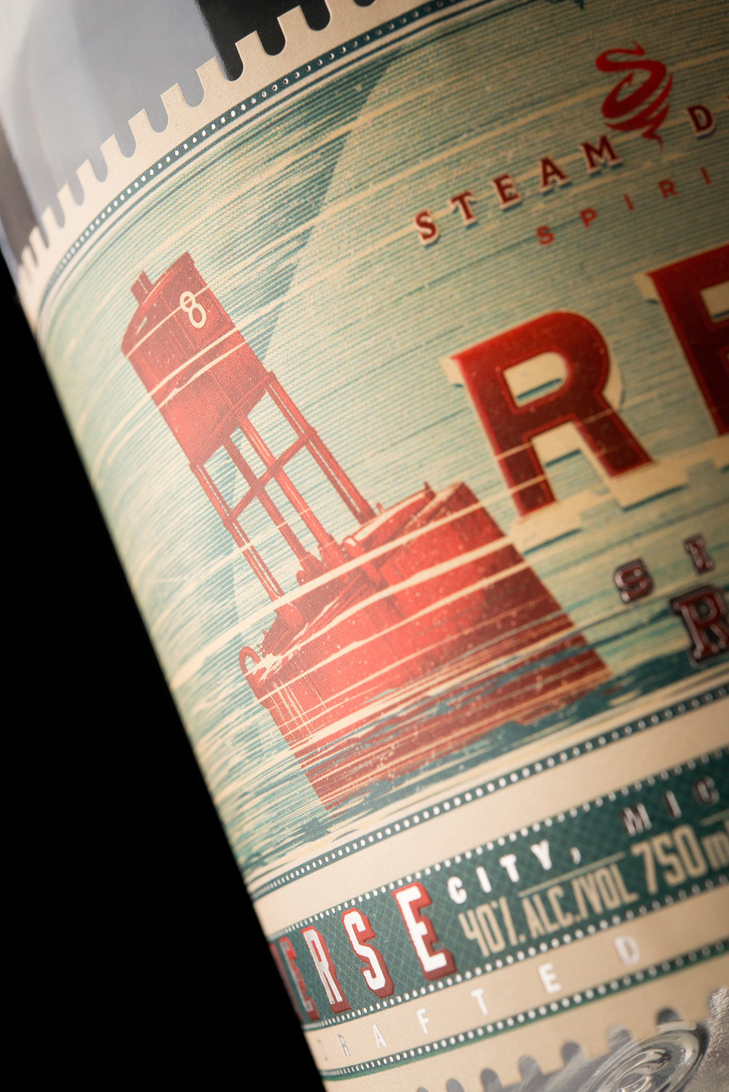 Red 8 Rum Design - Distillery Packaging Traverse City, MI - HGC