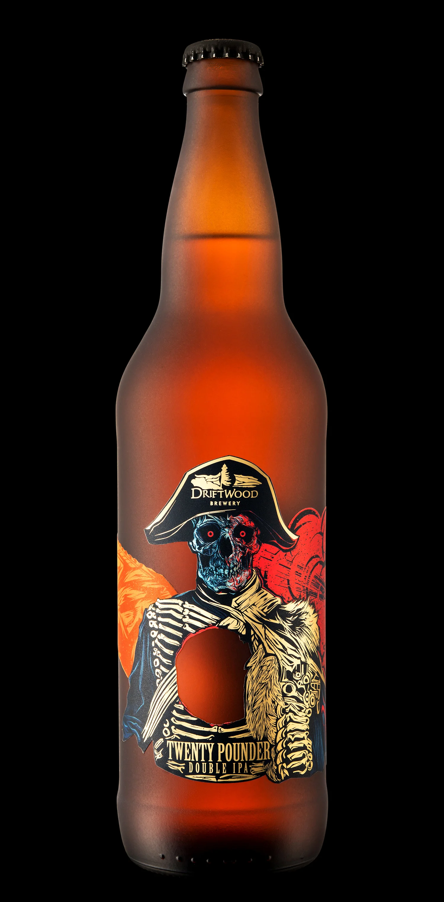 Twenty Pounder Double IPA - Craft Beer Label Design - HGC